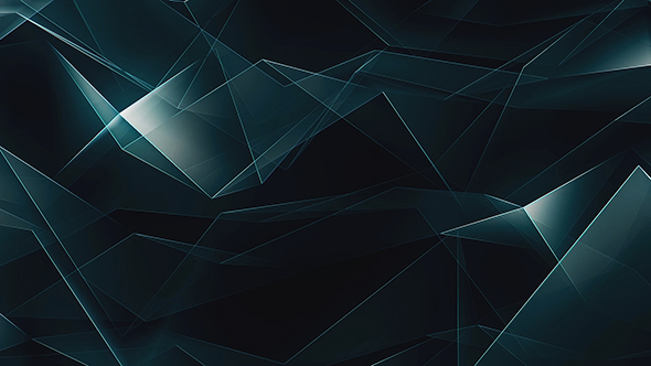 Cinematic Low Poly Tech Background Loop, Motion Graphics | VideoHive